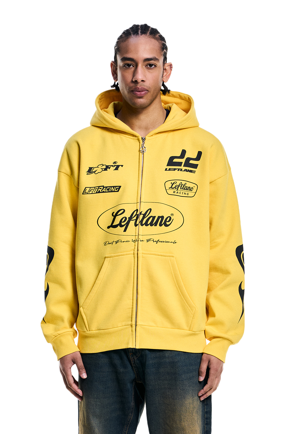 Racing Zipper Solar Yellow